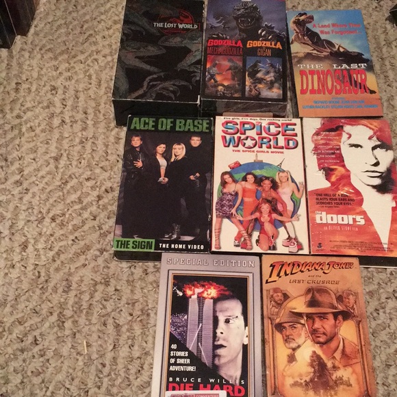 Media | Vintage Vhs Eight Video Cassettes | Poshmark
